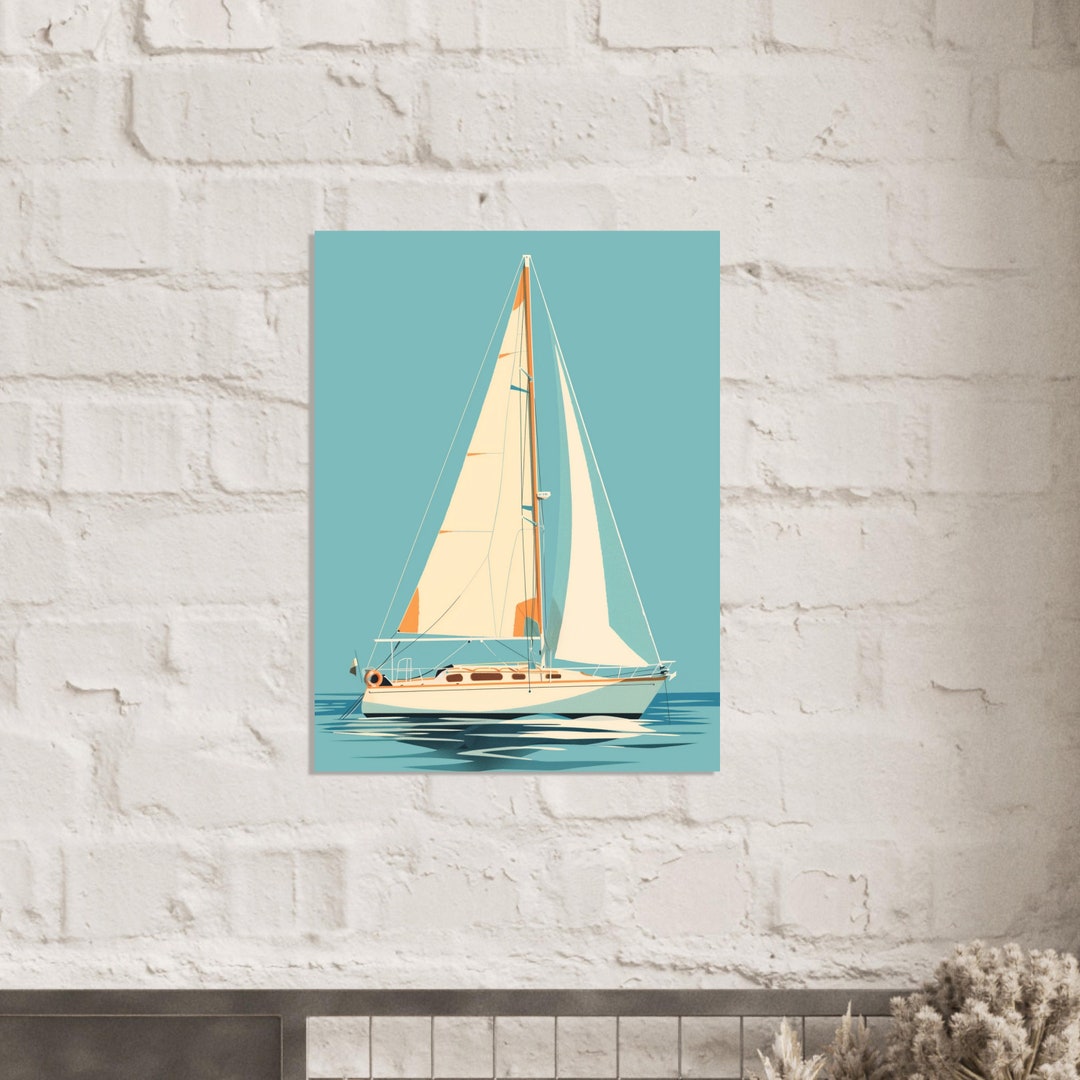 Sailboat Download Poster || Sailing || Boat || Travel || Ship || Sea ...