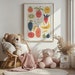 Fruit Characters Nursery Wall Art Kids Playroom Decor Posters Printable ...