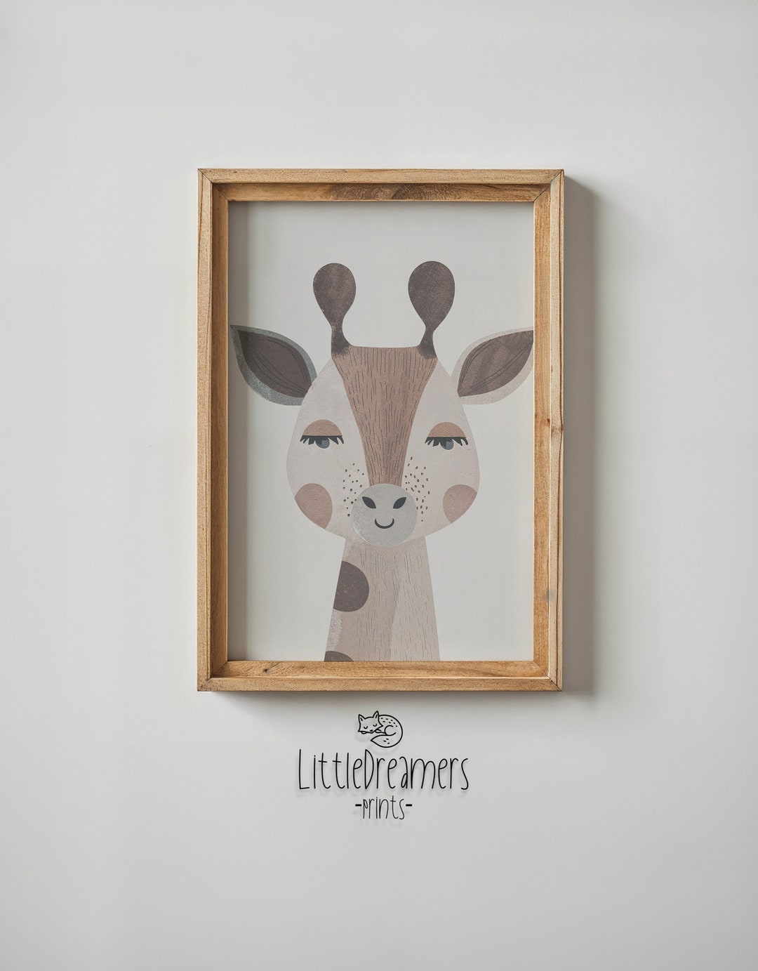 Giraffe Nursery Wall Art Printable, Kids Room Decor, Animal Poster ...