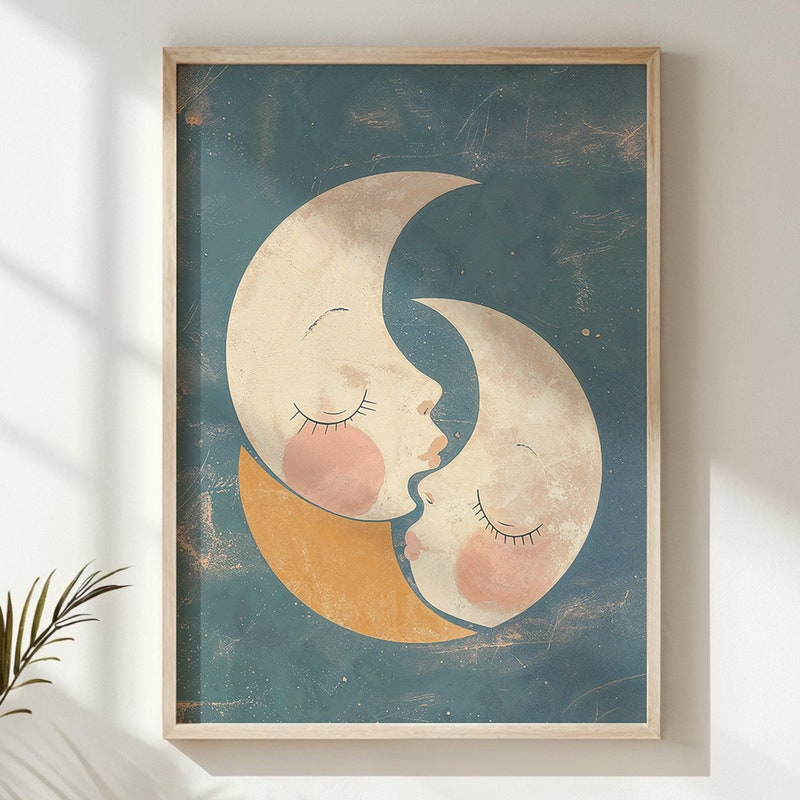 Baby Moon Art - Etsy