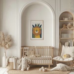 Lion Cub Print ~ Nursery Wall Art ~ Kids Safari Animal Poster ...