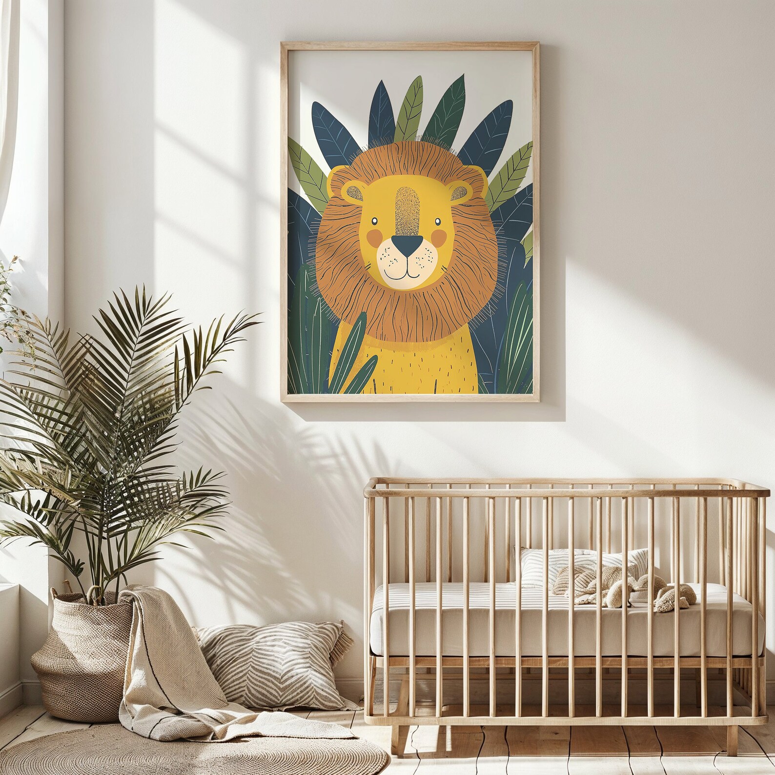 Lion Cub Print ~ Nursery Wall Art ~ Kids Safari Animal Poster ...