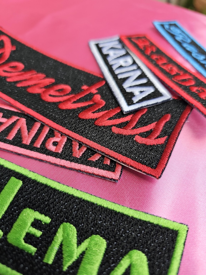 Personalized Name Patch, Personalized Name Iron on Patch, Custom Name ...