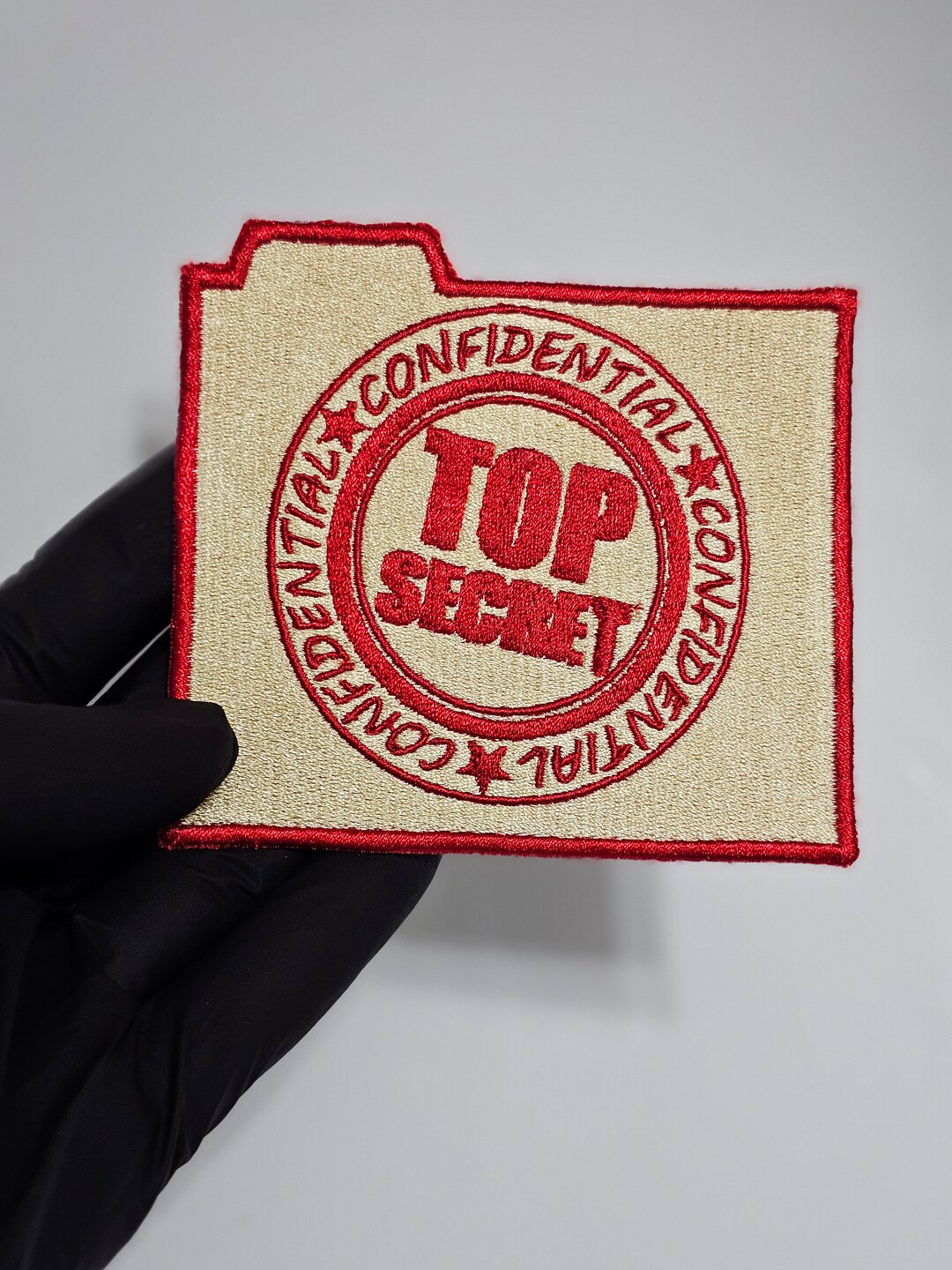 Confidential Top Secret File Patch, Confidential Iron On/sew on Patch ...