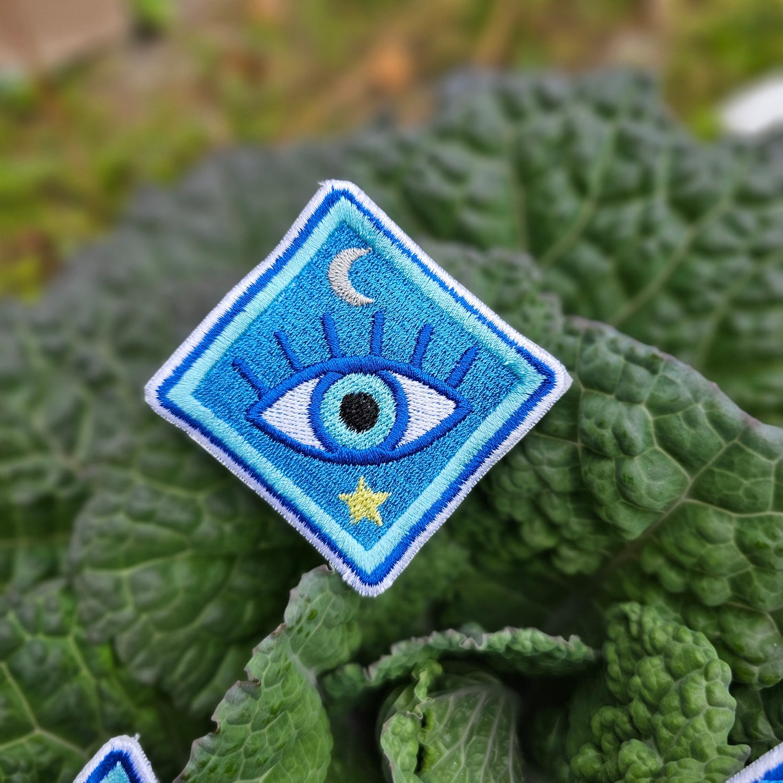 Evil Eye Iron On/sew on Patch, Evil Eye Iron on Patch, Star Patch, Evil ...