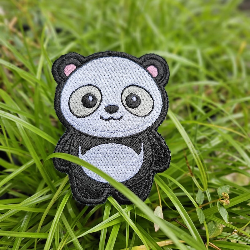 Panda Patch - Etsy