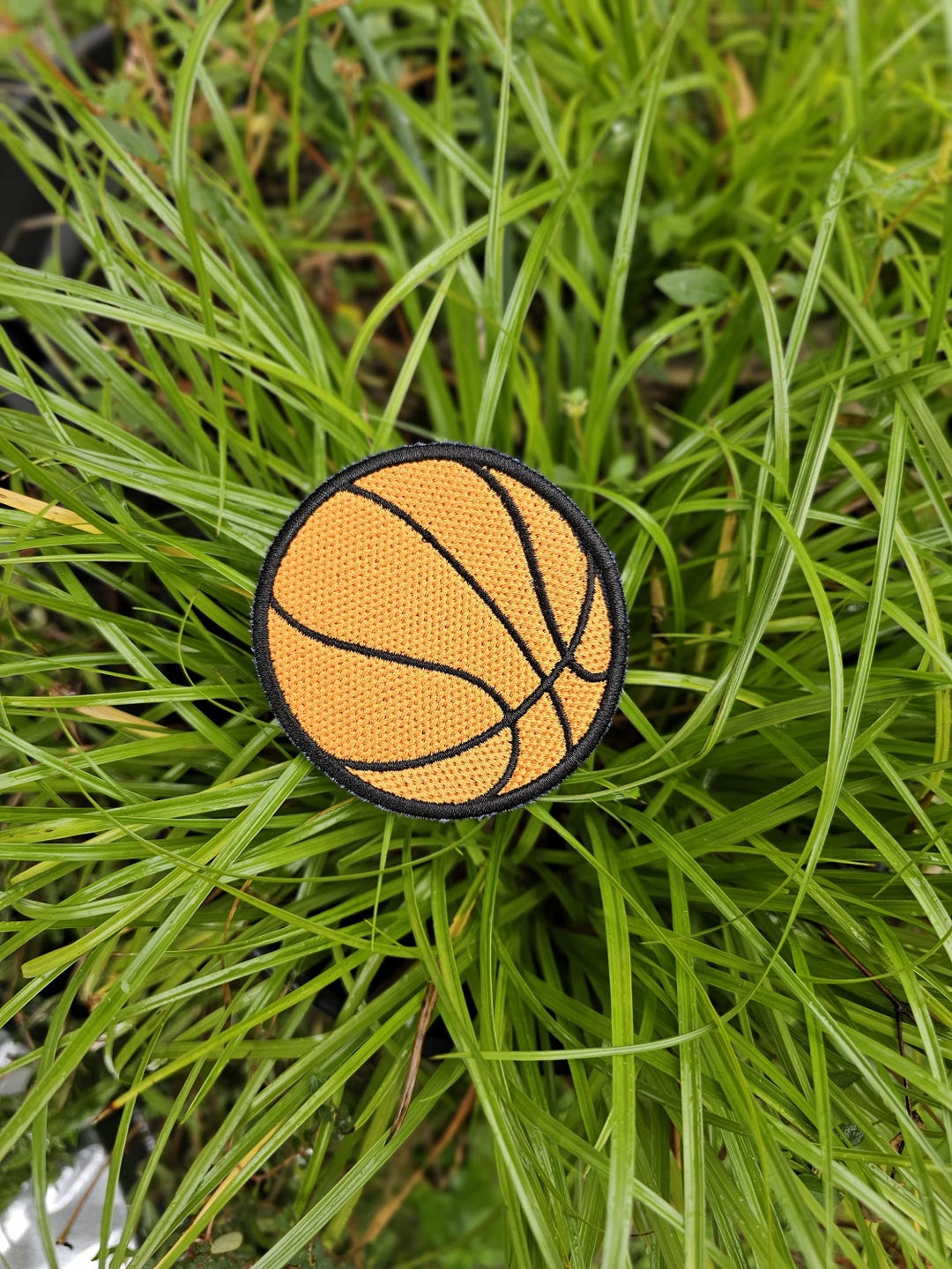 Basketball Patch, Basketball Iron On/sew on Patch, Sports Patch, Game ...