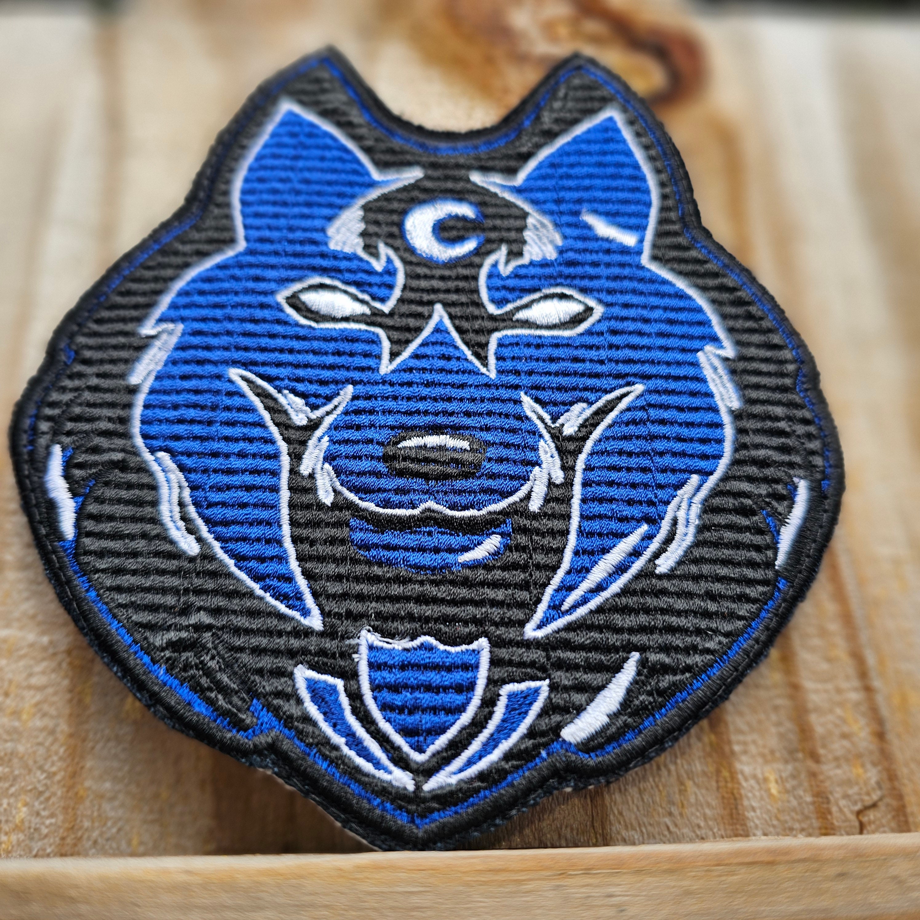 Wolf Iron On/sew on Patch, Wolf Moon Patch, Wolf Patch,6 Inch Patch, 3 ...