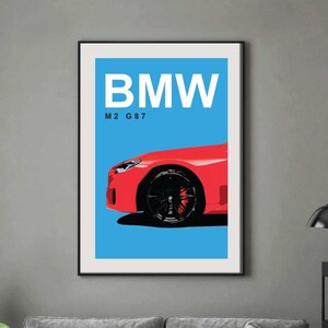 BMW G87 M2 Wall Print Poster - Etsy