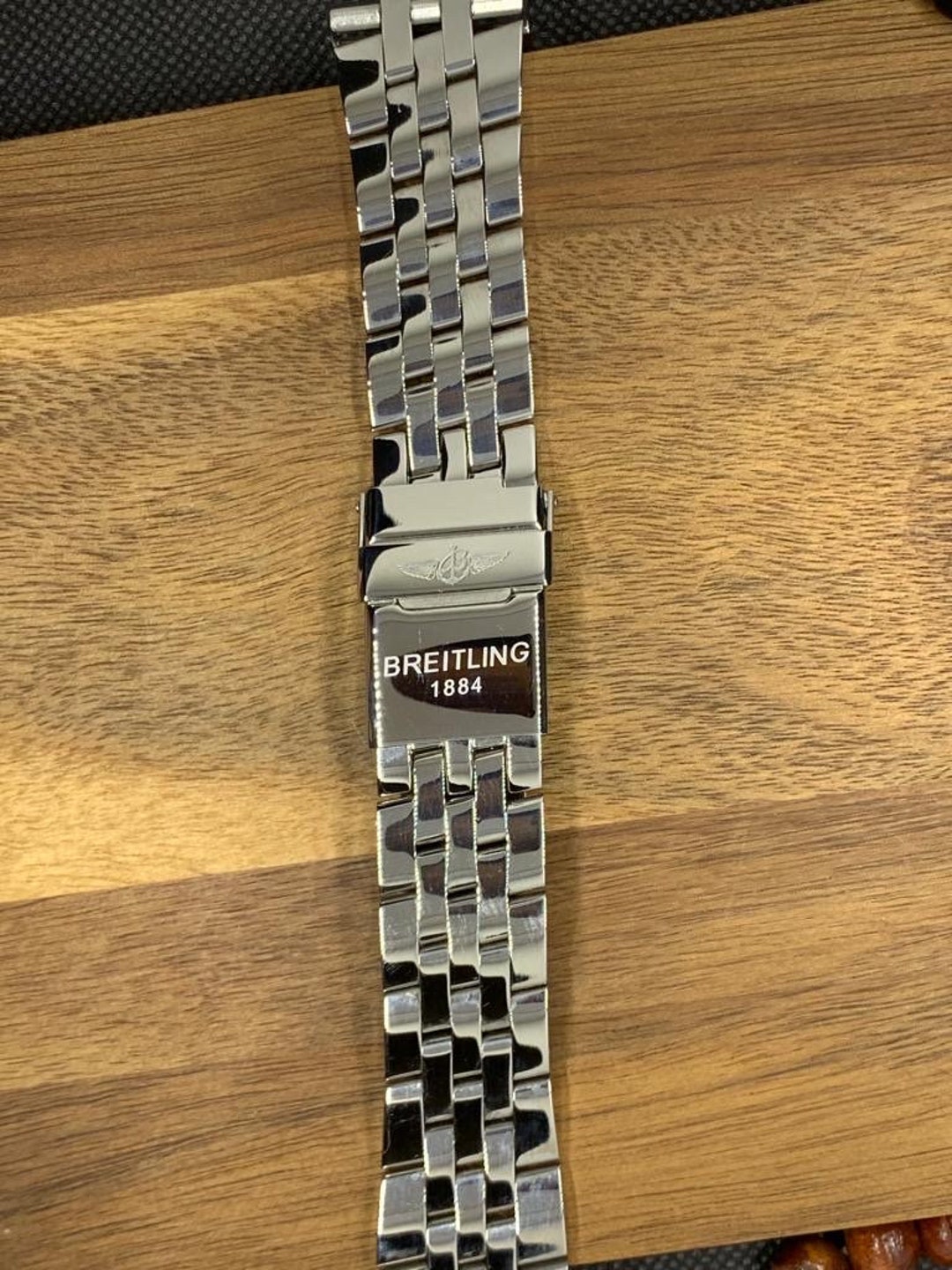24mm 22mm 20mm18mm Bracelet Gmt Navitimer Breitling Strap Plain Silver ...