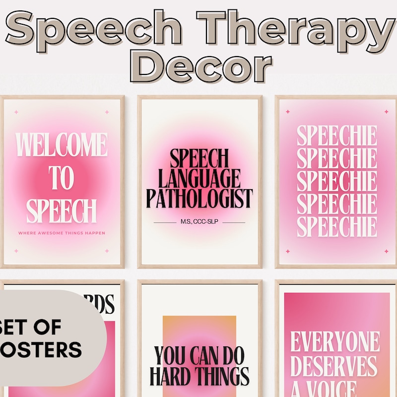 Speech Therapy - Etsy