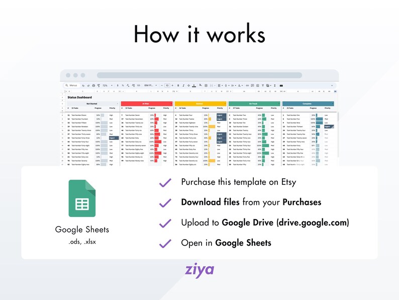 Student Assignment Tracker for Google Sheets, College Students, High ...