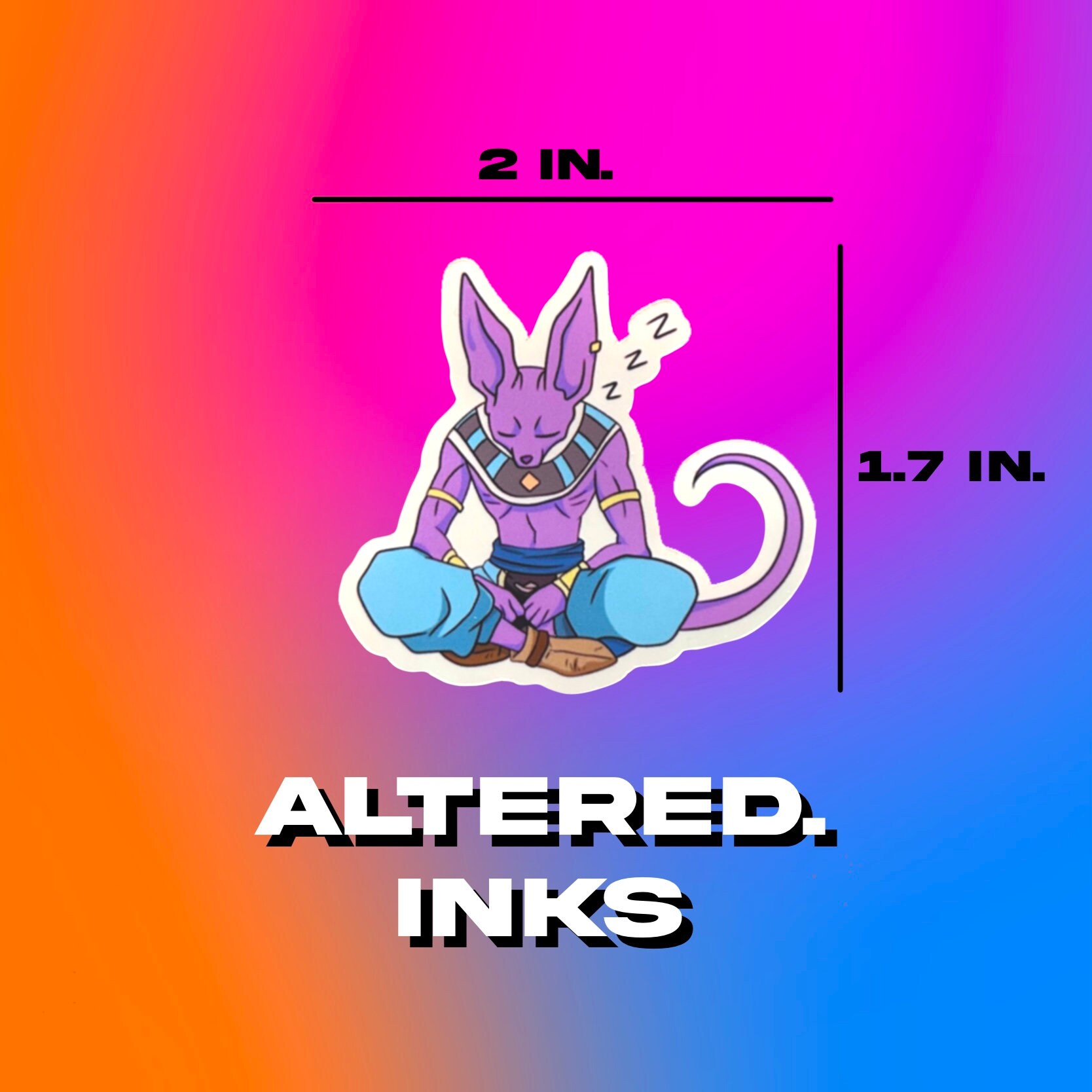 Beerus, God Of Sleep - Etsy