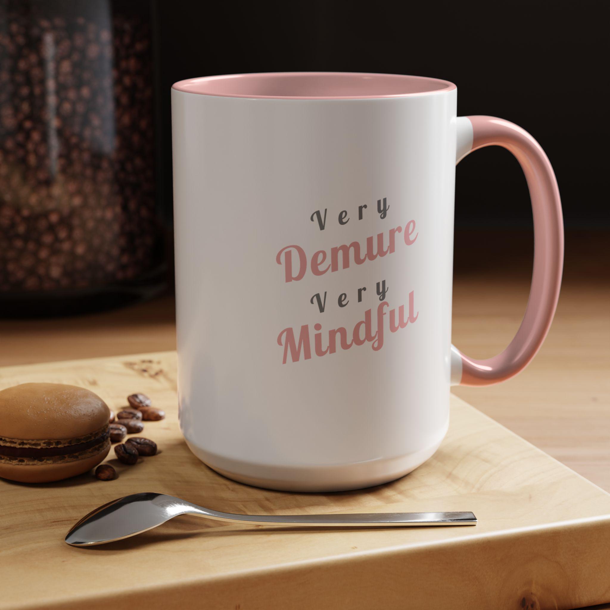 Very Demure Very Mindful Mug - Minimalist Aesthetic Coffee Cup ...