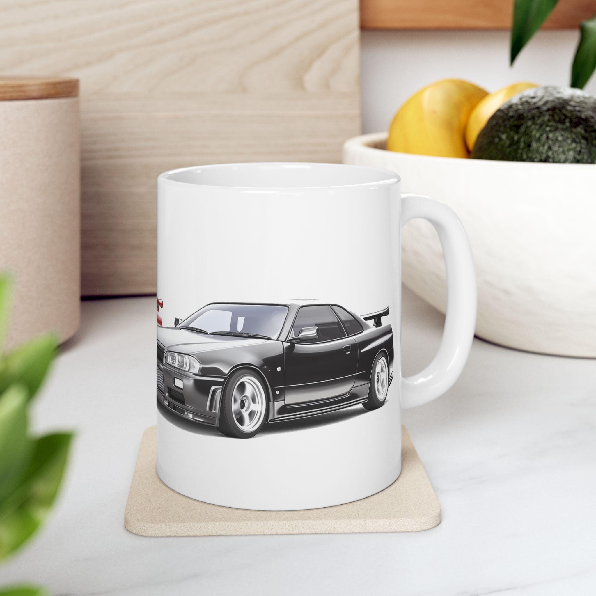 Nissan Skyline GT-R R34 Mug Perfect Gift for Car Enthusiasts and JDM ...