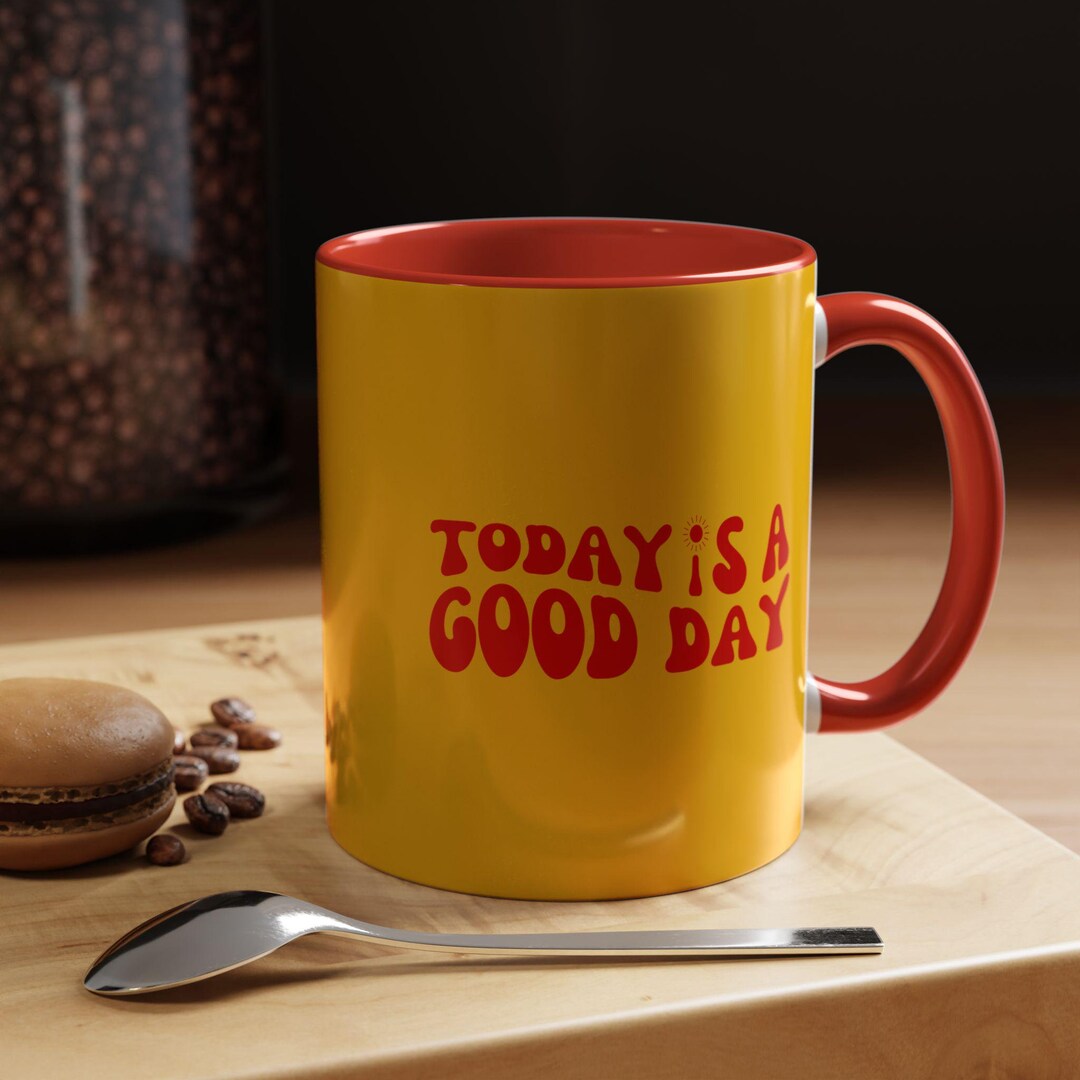 Retro 'today is A Good Day' Mug - Inspirational Gift - Etsy