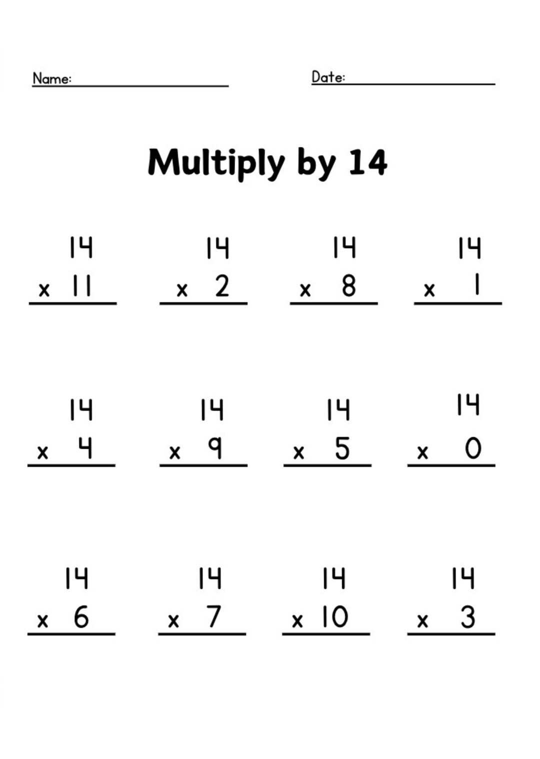 Multiplication Worksheets, Math Drills, Maths Workbook, Maths ...