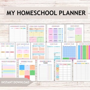 Homeschool Planner Printable, Homeschool Mom Printable, Homeschool ...