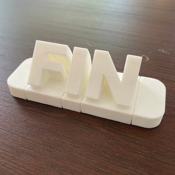 3d Printed Name Puzzle - Etsy