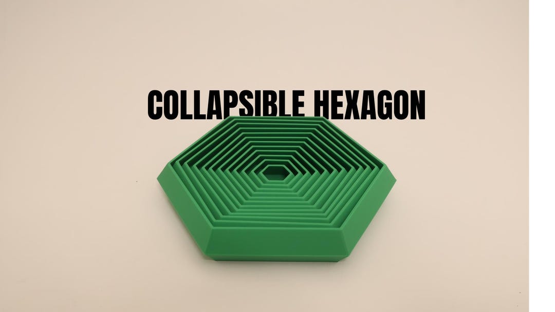 3d Printed Impossible Fidget Hexagon - Collapsible - 3d Print GIFT ...