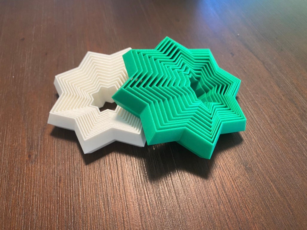 3d Printed Impossible Fidget Star 3d Print GIFT Fidget Toy Fun Tumbler ...