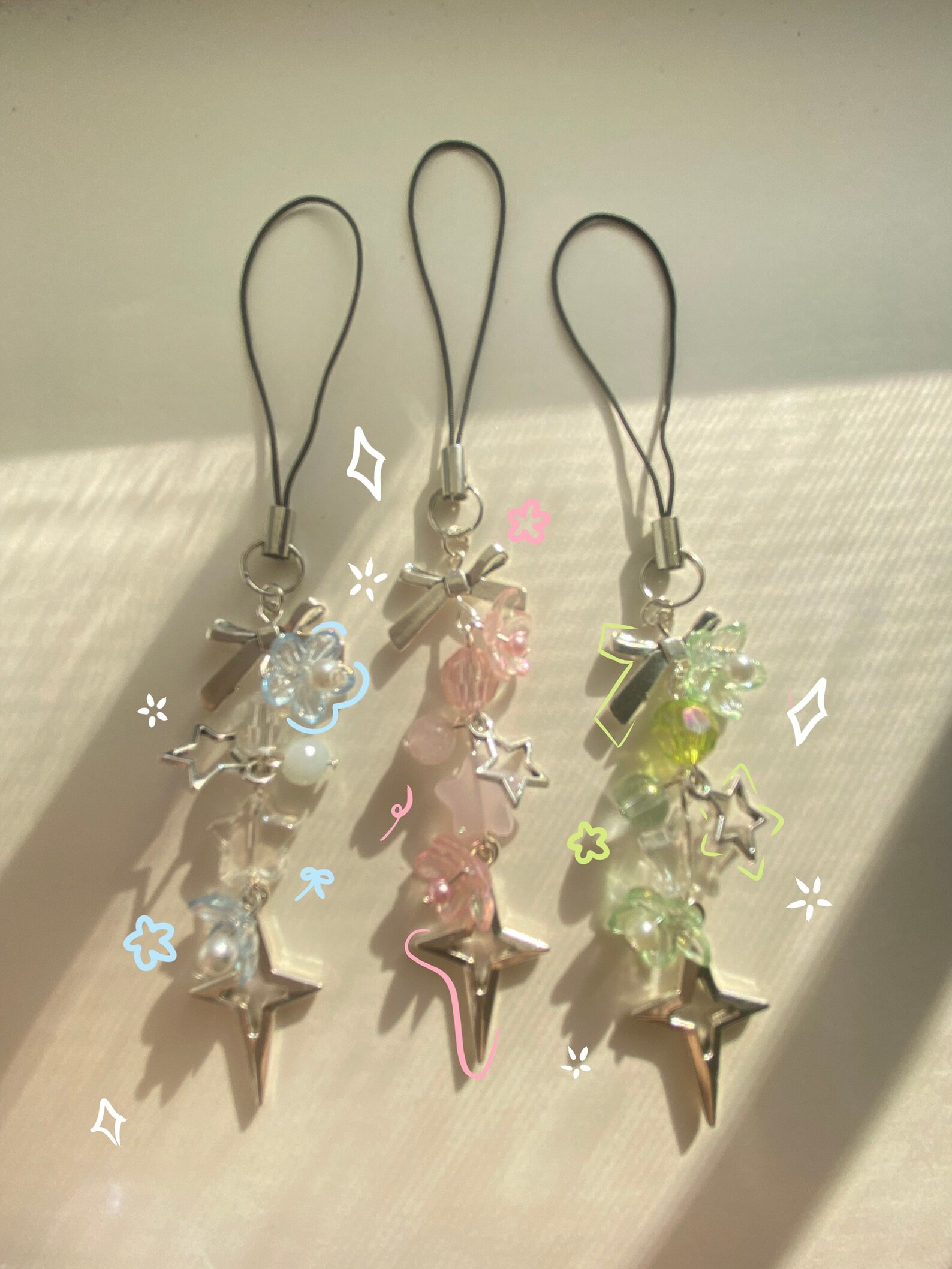Cluster Phone Charms & Bracelets - Etsy