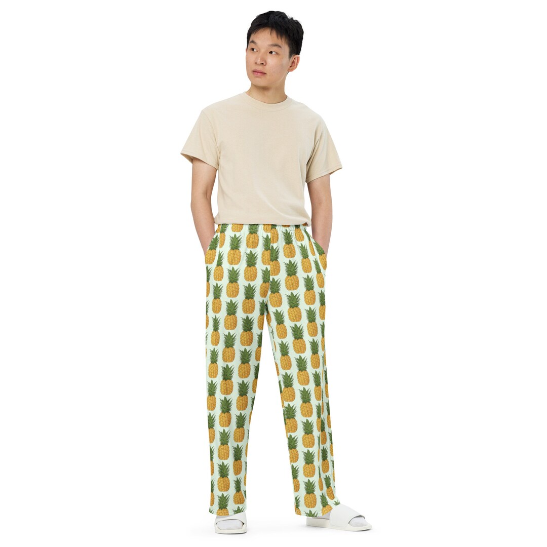 Unisex Comfort Pants, Pineapple Print - Etsy