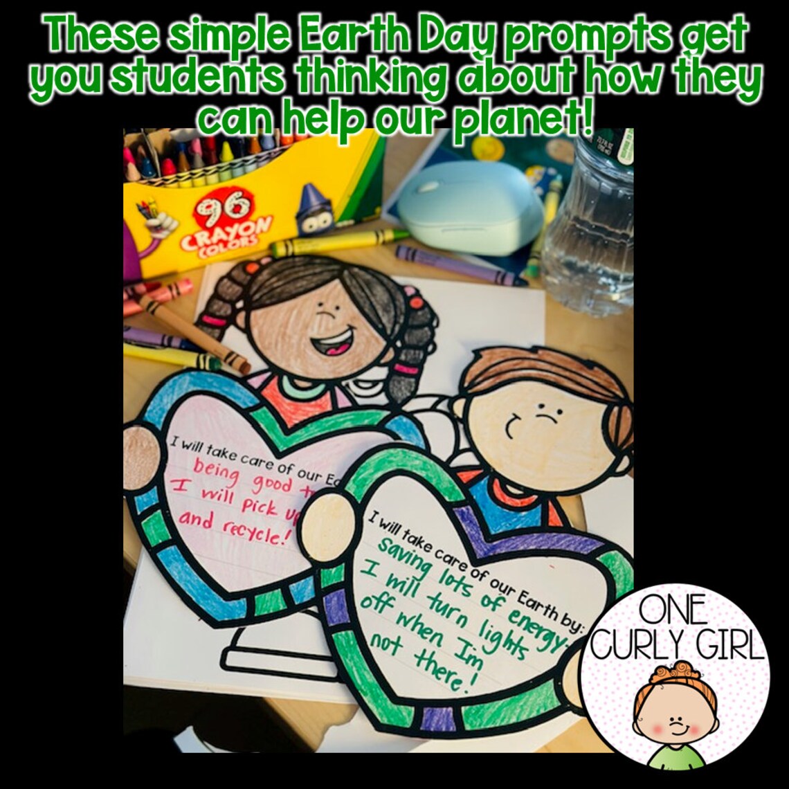 Earth Day Activity, Printable Writing Activity for Earth Day, April ...