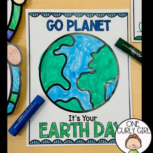 Earth Day Activity, Printable Writing Activity for Earth Day, April ...