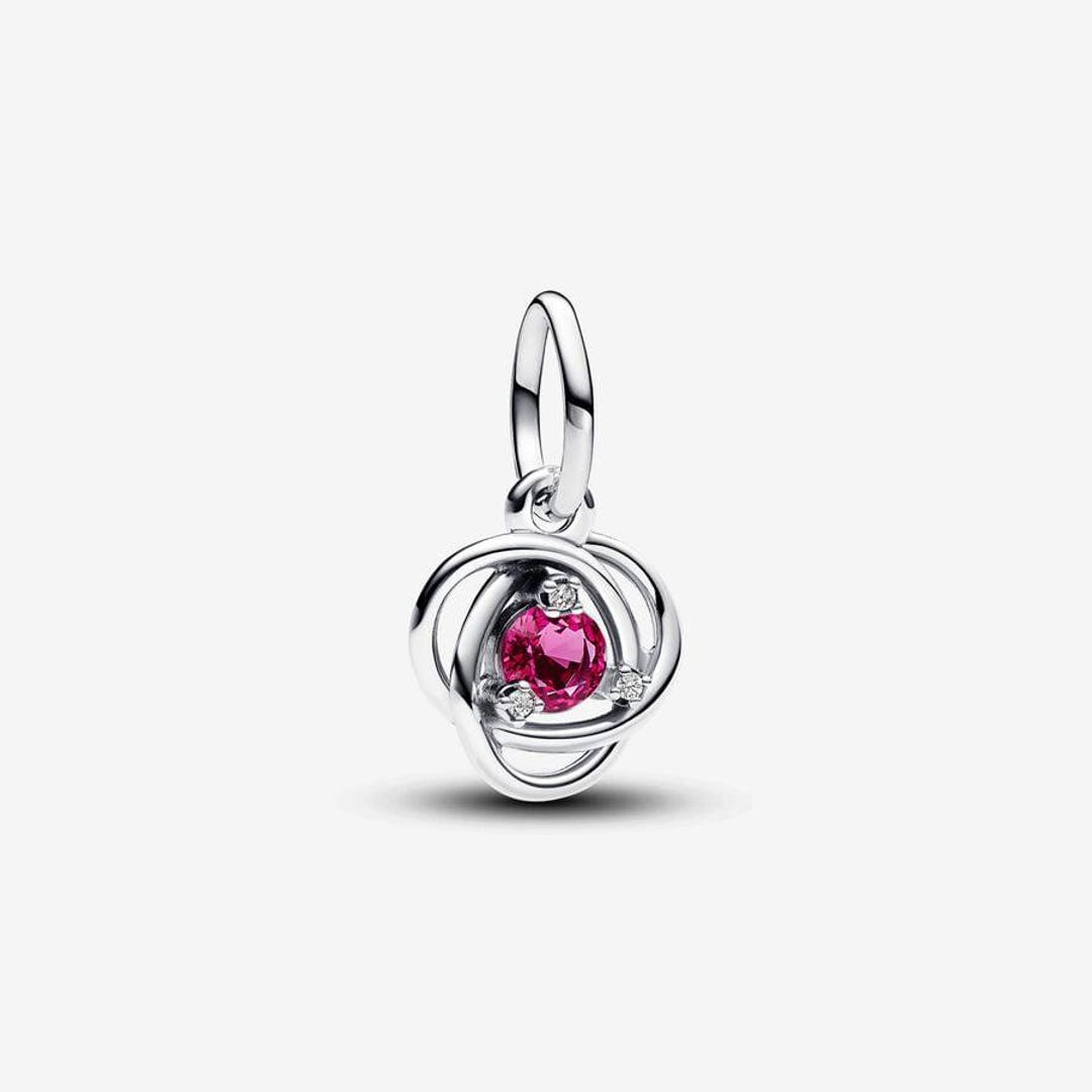 Pandora October Crystal Birthstone Eternity Circle Dangle Charm - Etsy