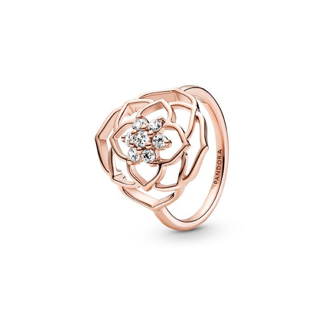 Pandora Rose Petals Statement Ring Size 50 58 ALE MET - Etsy