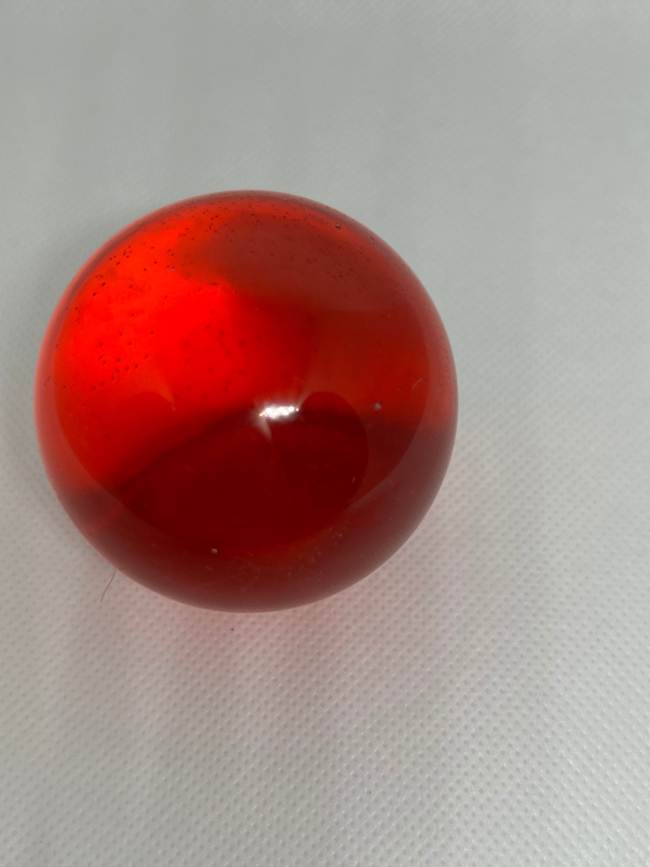 2 - 2 1/2" Beautifully Red Clear Shifer Knob or Sphere - Etsy