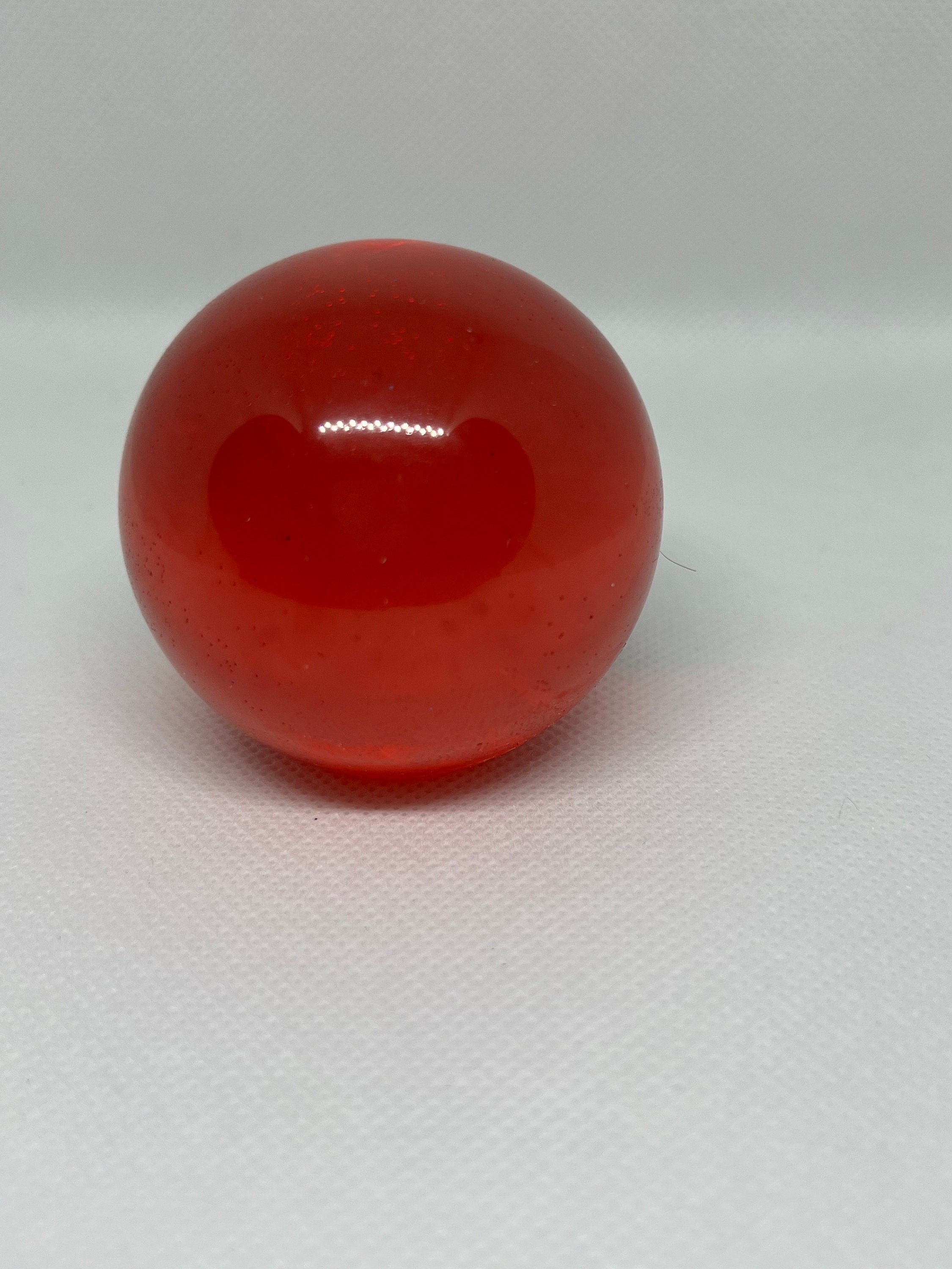 2 - 2 1/2" Beautifully Red Clear Shifer Knob or Sphere - Etsy