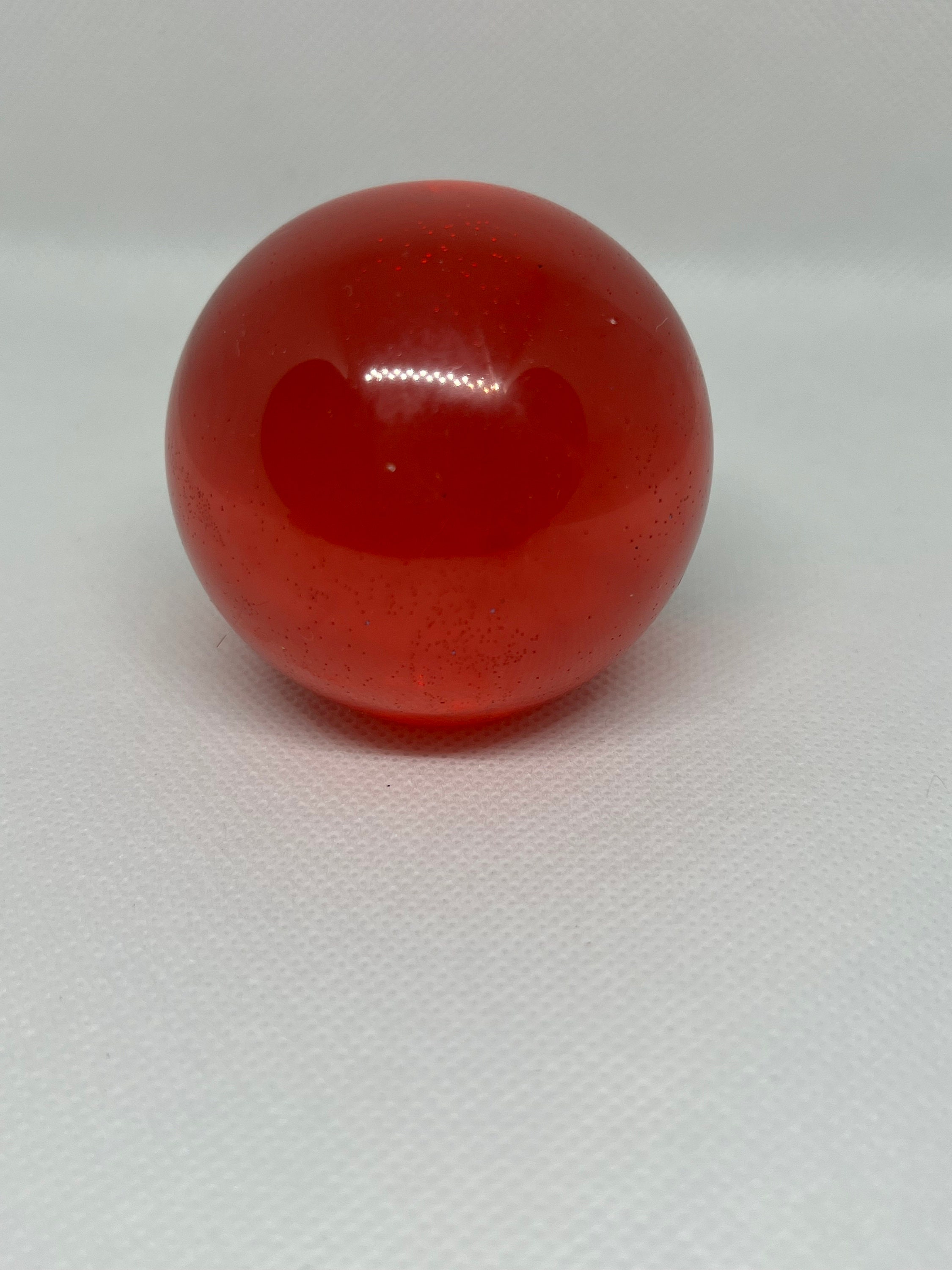 2 - 2 1/2" Beautifully Red Clear Shifer Knob or Sphere - Etsy