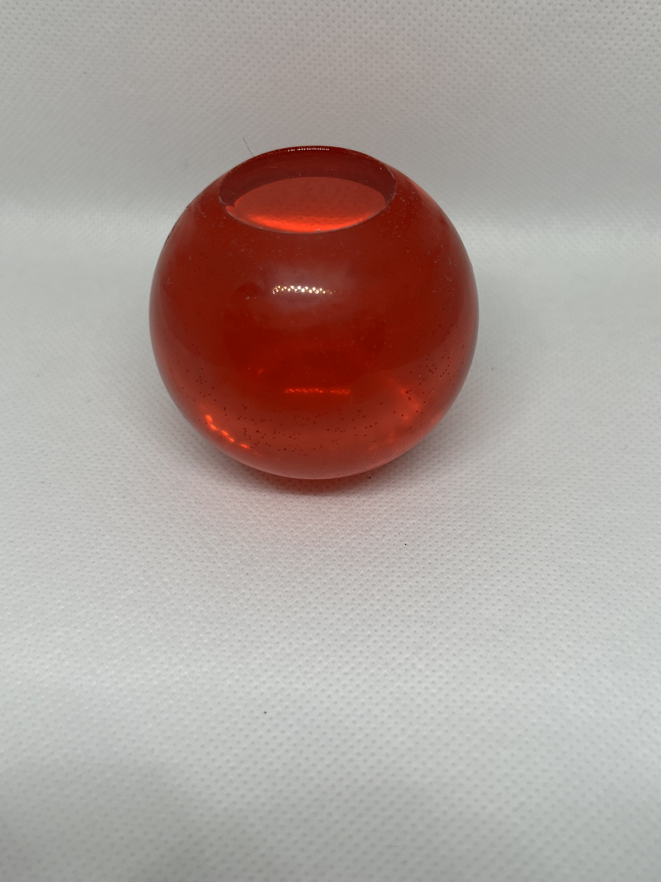 2 - 2 1/2" Beautifully Red Clear Shifer Knob or Sphere - Etsy