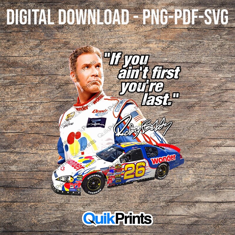 Ricky Bobby - Etsy