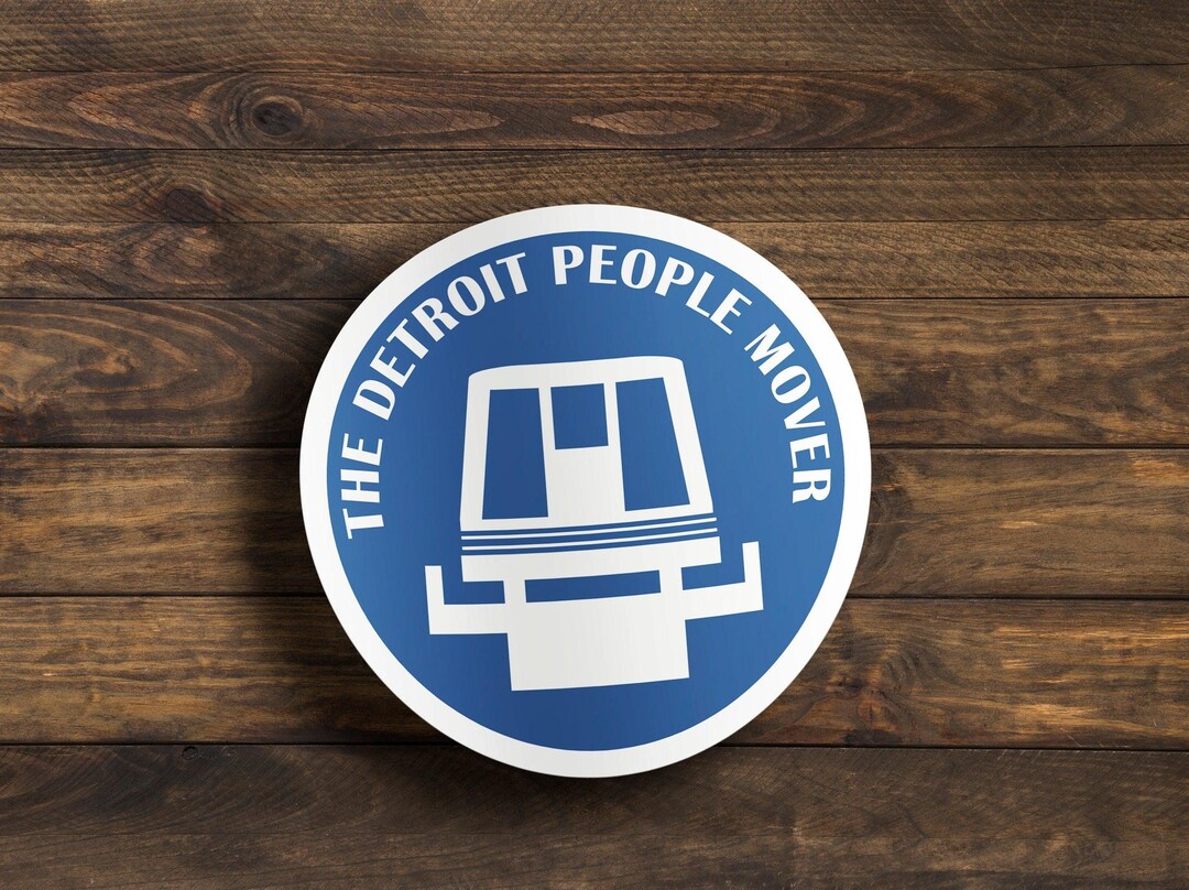 The Detroit People Mover Sticker - Etsy