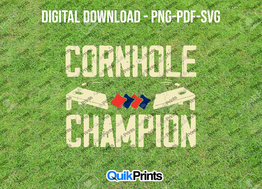 Cornhole - Cornhole Champion - Digital Download - Digital File - PNG ...