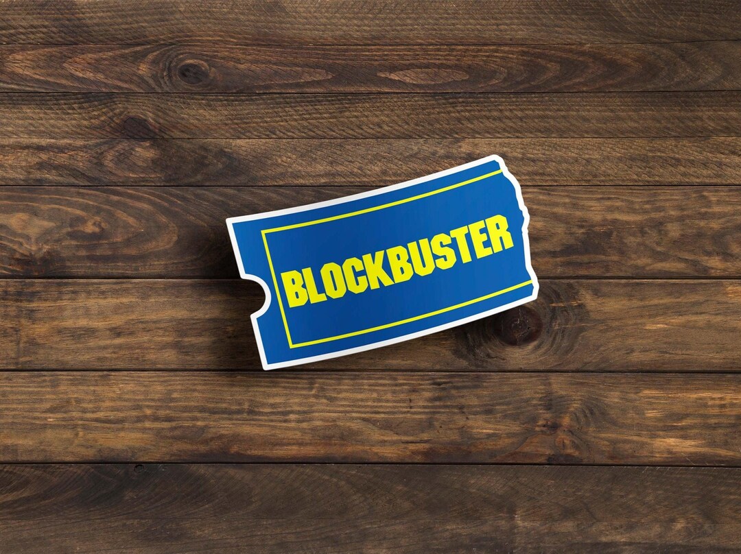Blockbuster Video Sticker - Etsy