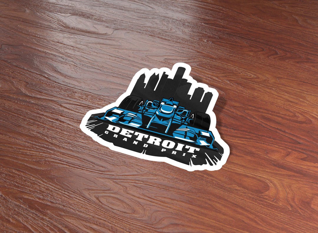 Detroit Grand Prix Sticker - Etsy