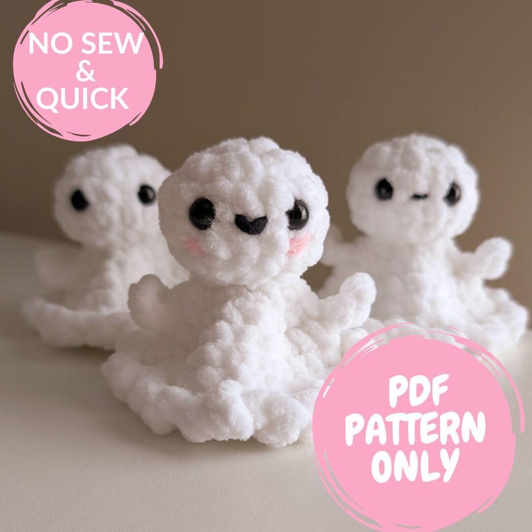 Crochet Little Ghost PDF Pattern No-sew - Etsy
