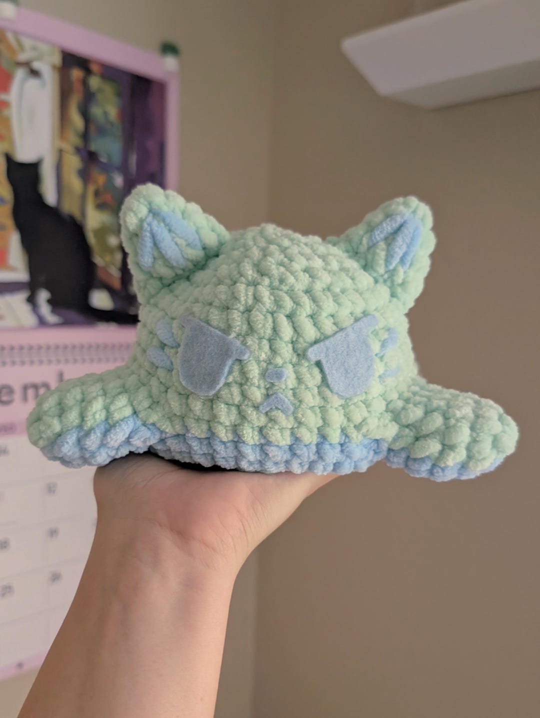 Handmade Reversible Cat Crochet Animal - Etsy