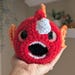 Handmade Anglerfish Crochet Stuffed Animal Plushie With Glow Lure ...