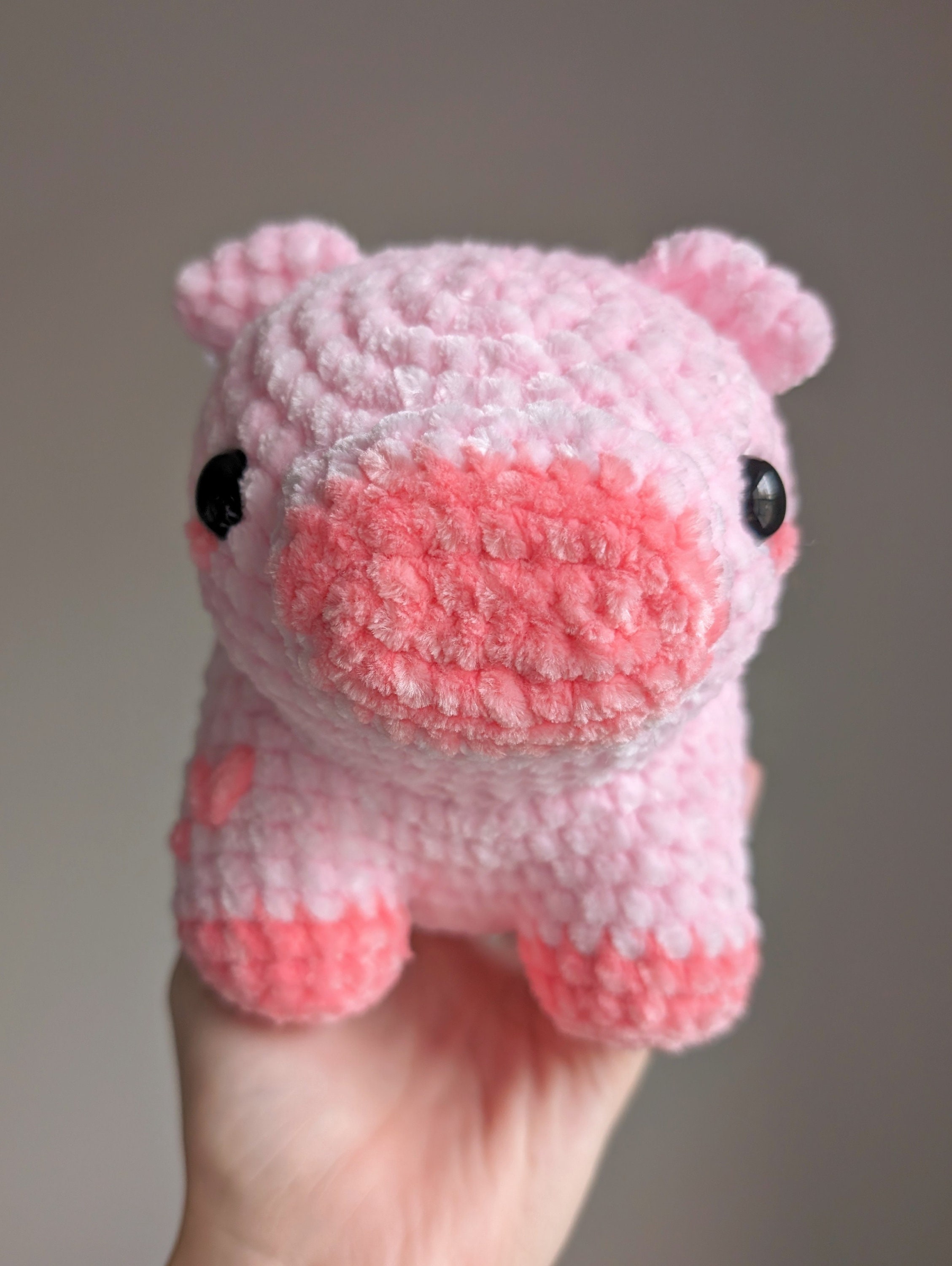 Handmade Flying Pig Crochet Amigurumi Stuffed Animal - Etsy
