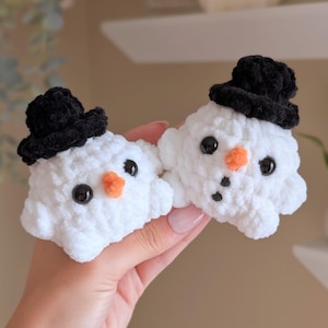 Crochet Snowball Buddies PDF Pattern 3in1 Bundle Snowman, Yeti ...