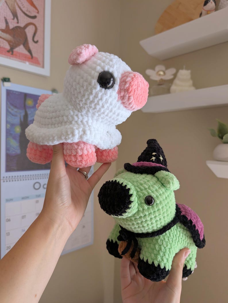 Crochet Modification Halloween Flying Pigs Pattern PDF - Etsy