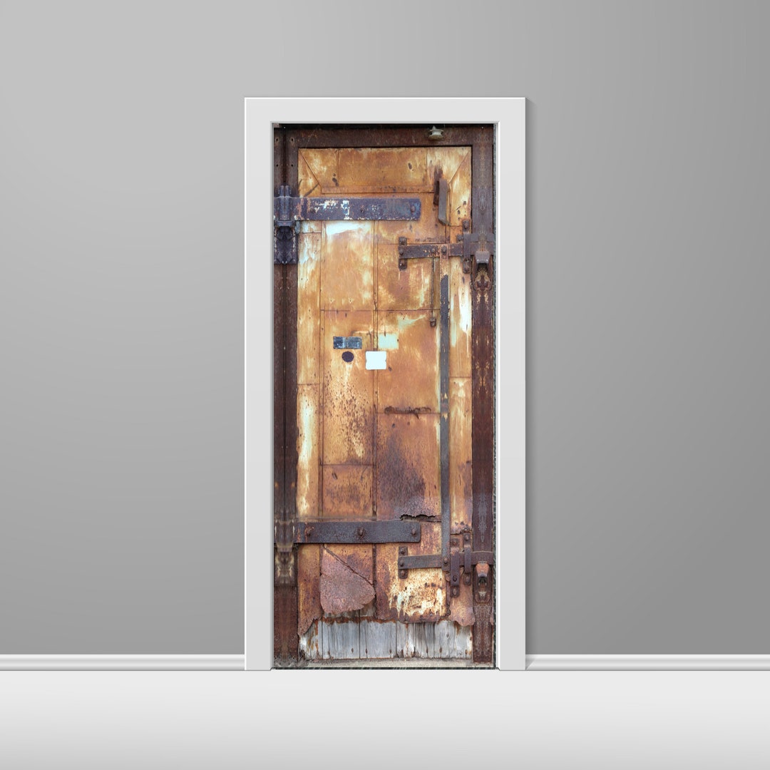 Mill City Rustic Custom Printed Door Wrap, Custom Printed, Made-to ...
