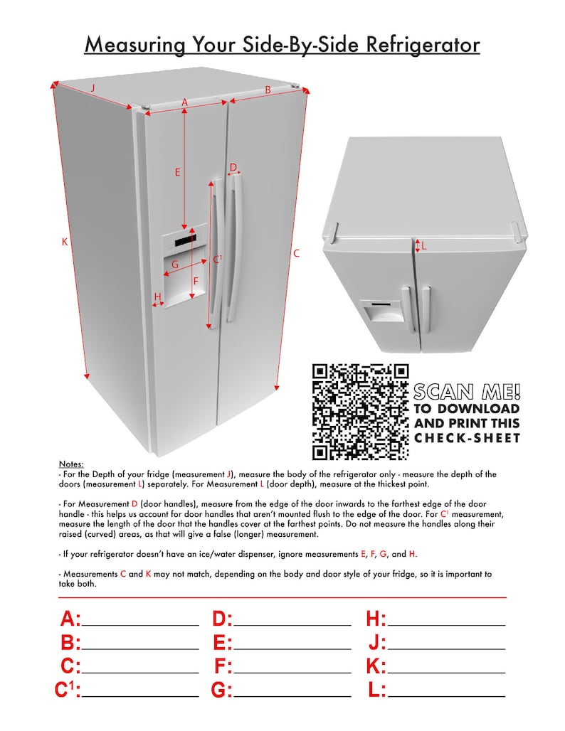 Paint-match Vinyl Refrigerator Wrap Sherwin Williams Acacia Haze SW ...