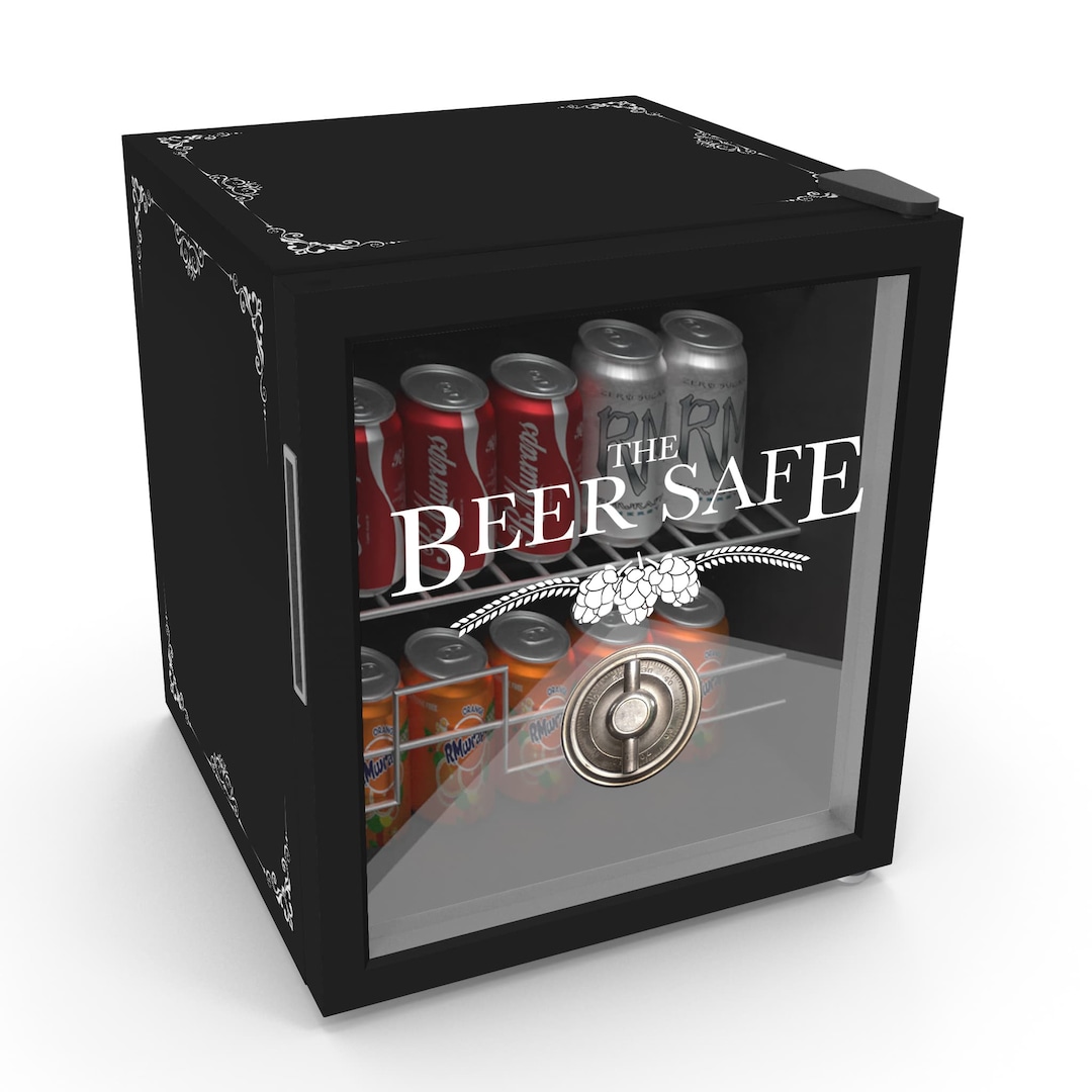 Beer Safe Mini Fridge Insignia™ 48-can Mini Fridge With Custom Vinyl ...
