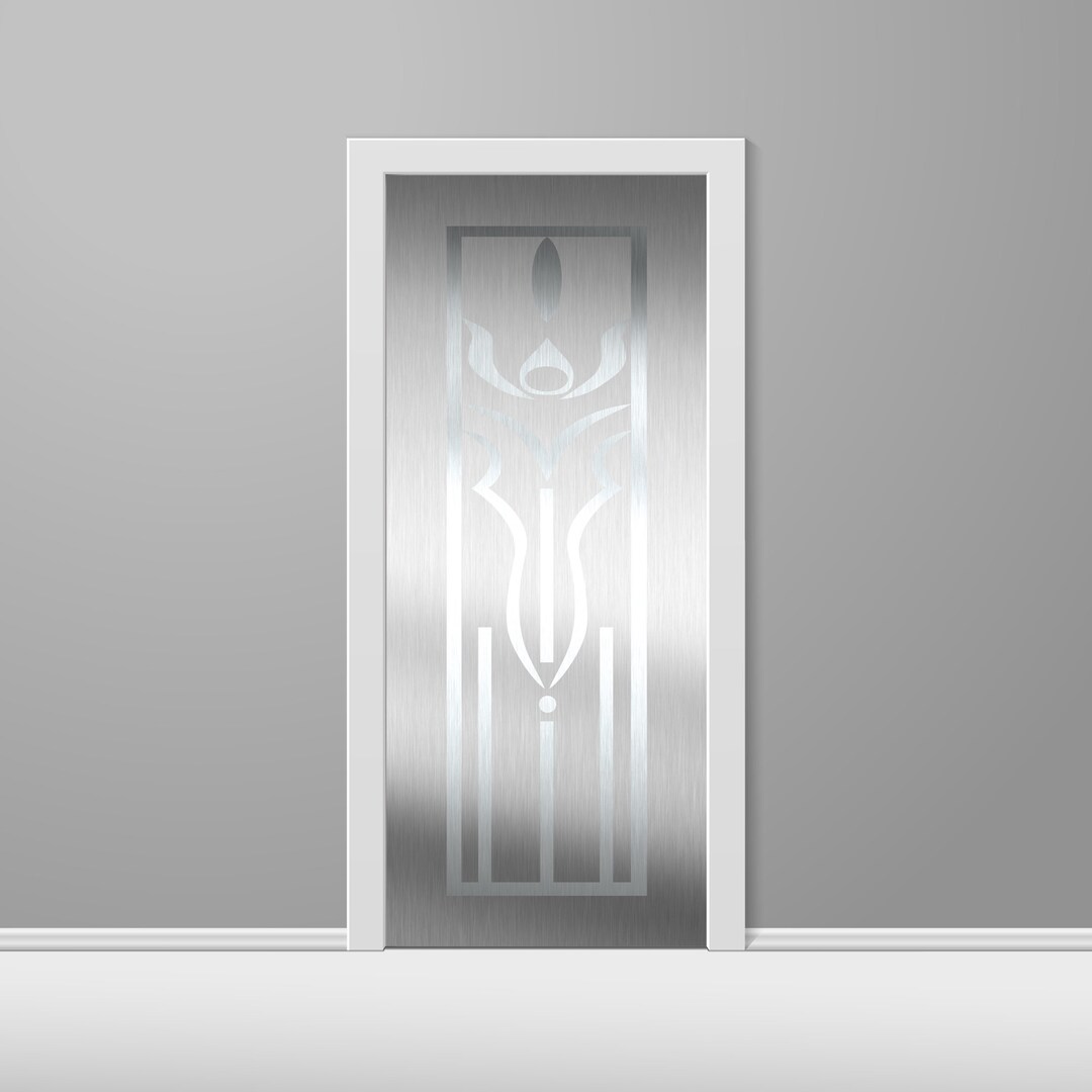 Galvanized Steel Door Wrap, Custom Printed, Made-to-order, Peel and ...